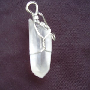 Large Wire Wrapped Single Point Crystal - Etsy