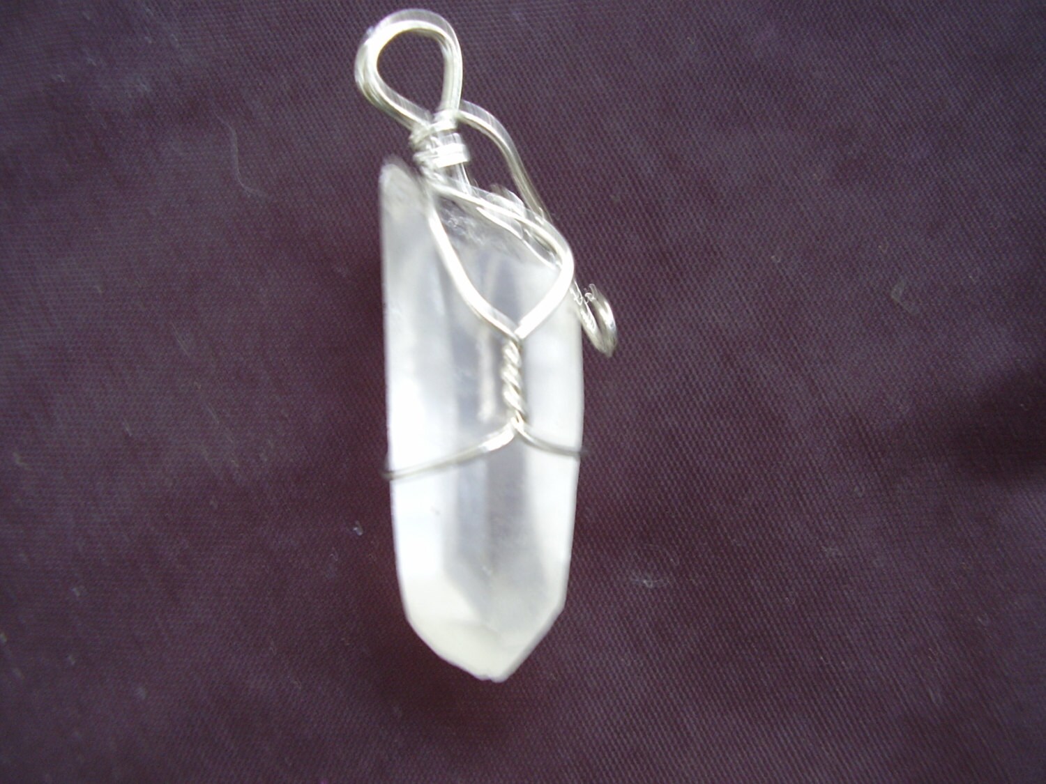 Large Wire Wrapped Single Point Crystal - Etsy