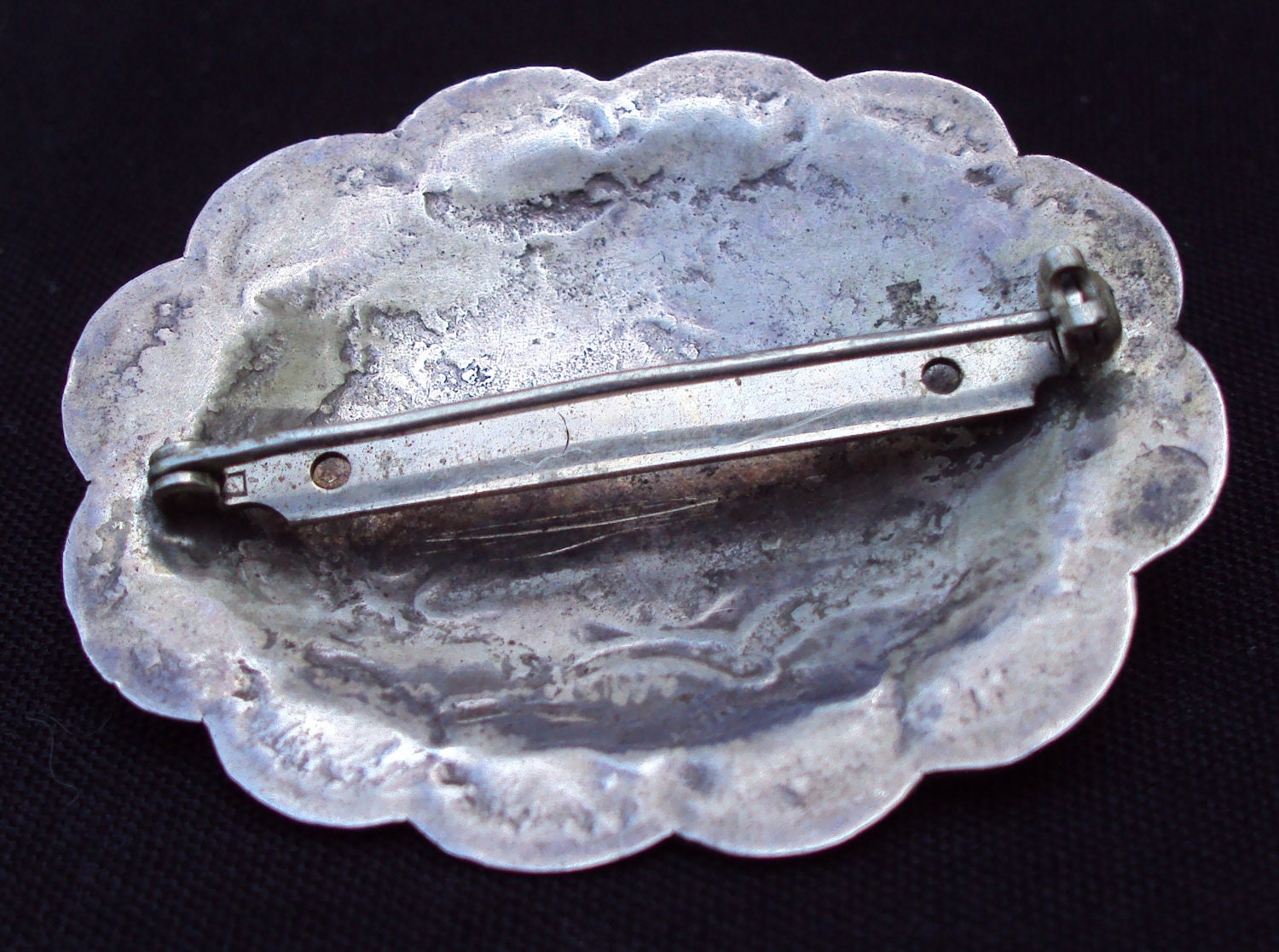 Vintage Native American Concho Pin - Etsy