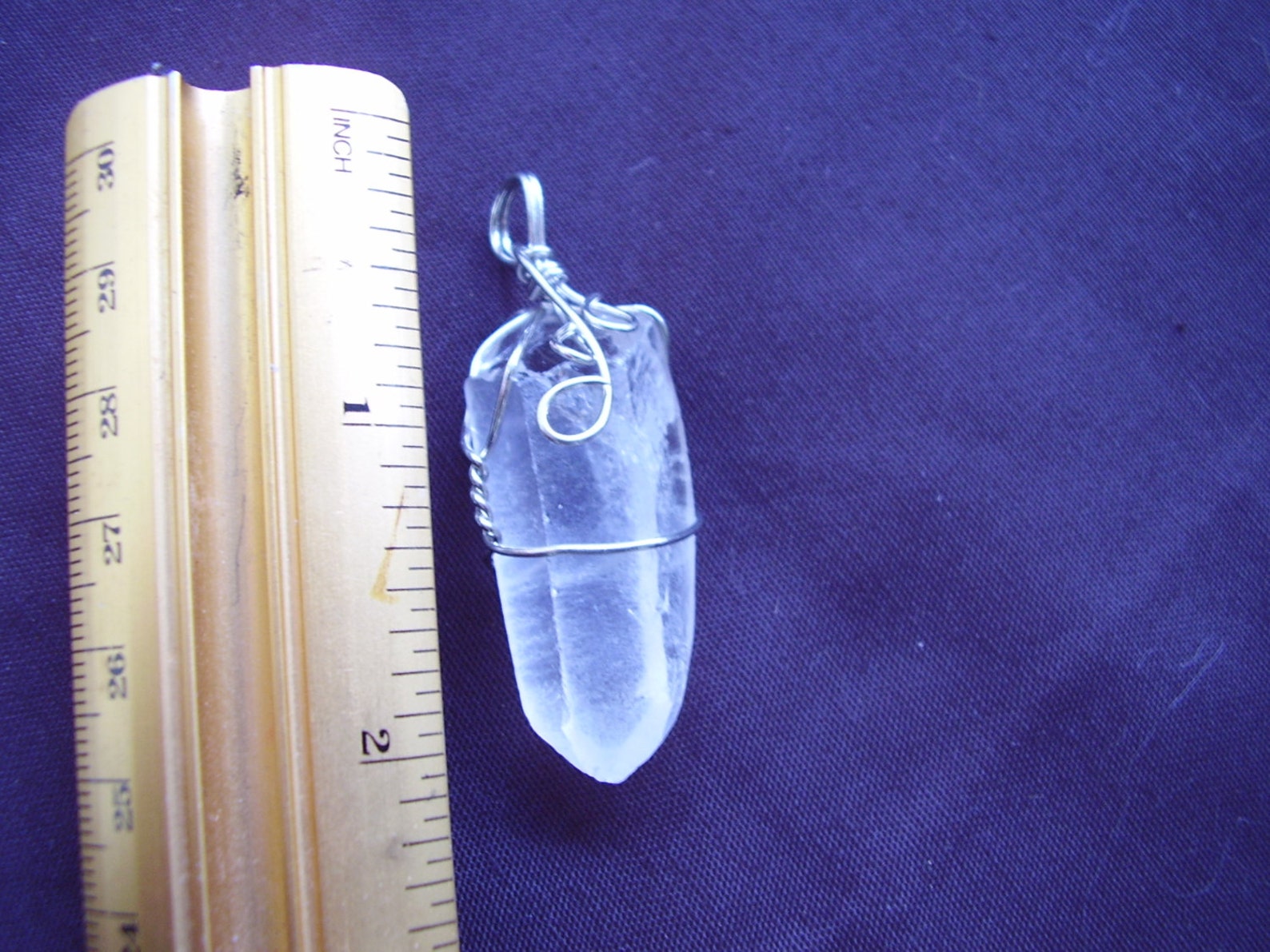 Large Wire Wrapped Single Point Crystal - Etsy