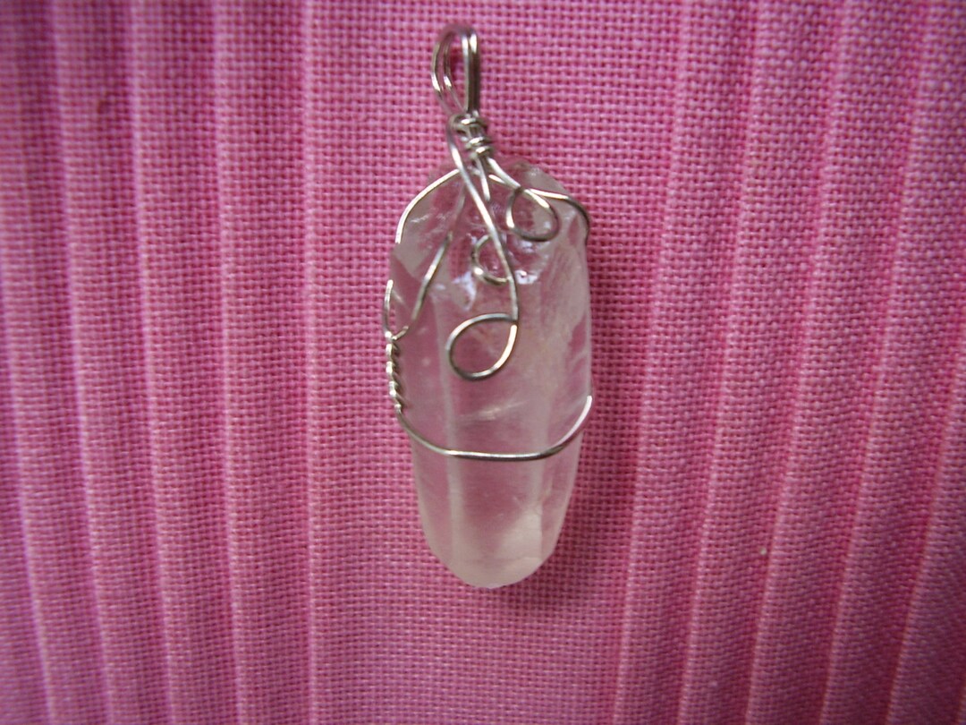 Large Wire Wrapped Single Point Crystal - Etsy