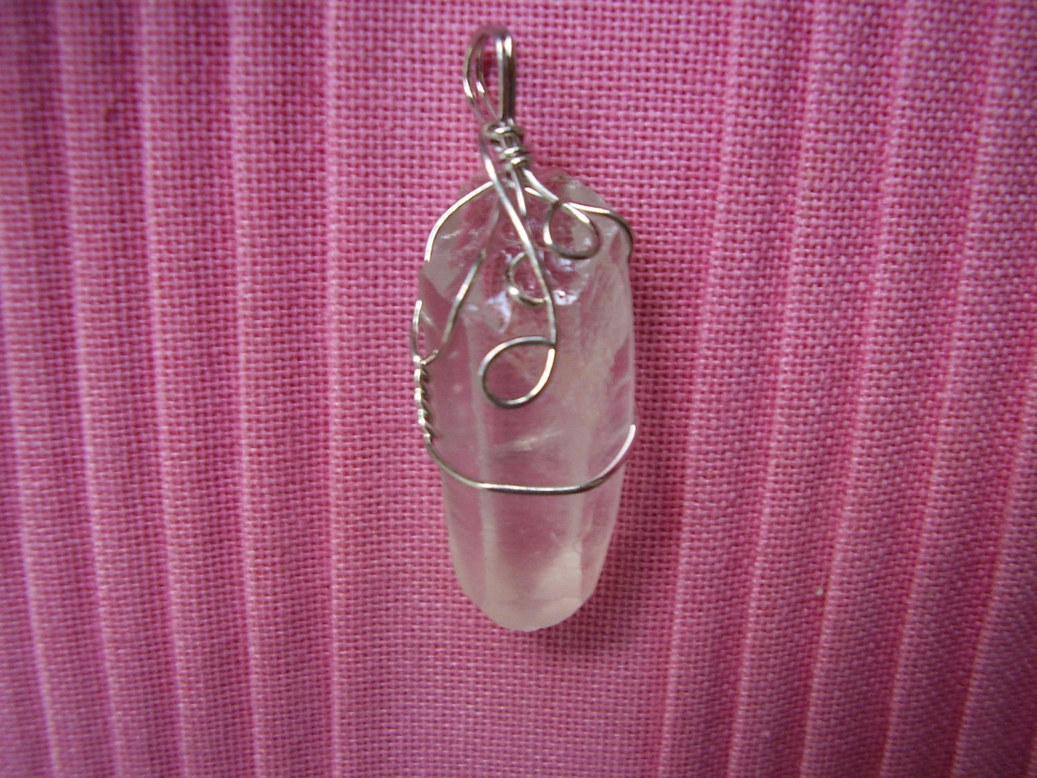 Large Wire Wrapped Single Point Crystal - Etsy