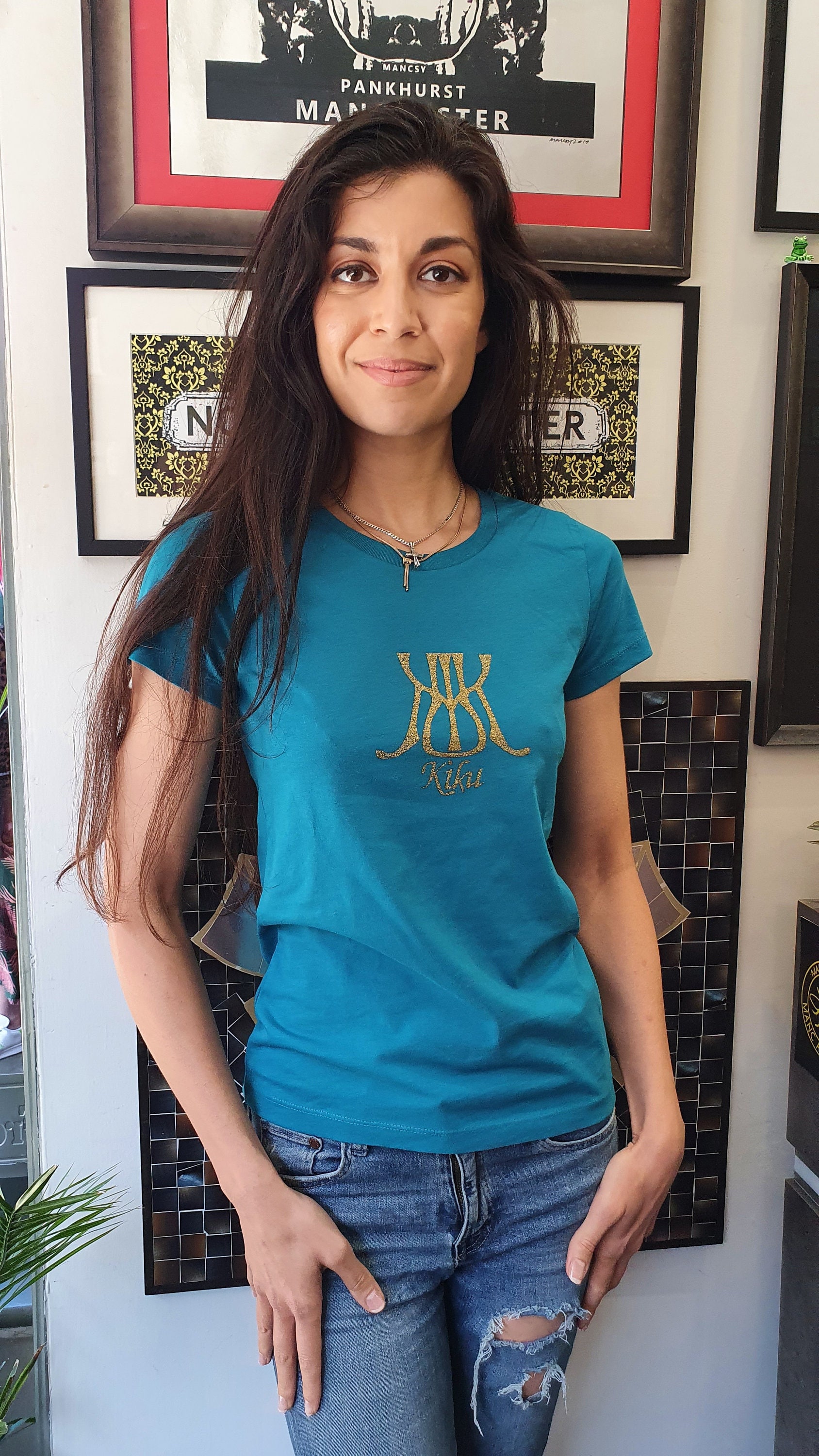 Black Stanley / Stella Expresser Kiku Logo Fitted T-shirt - Etsy