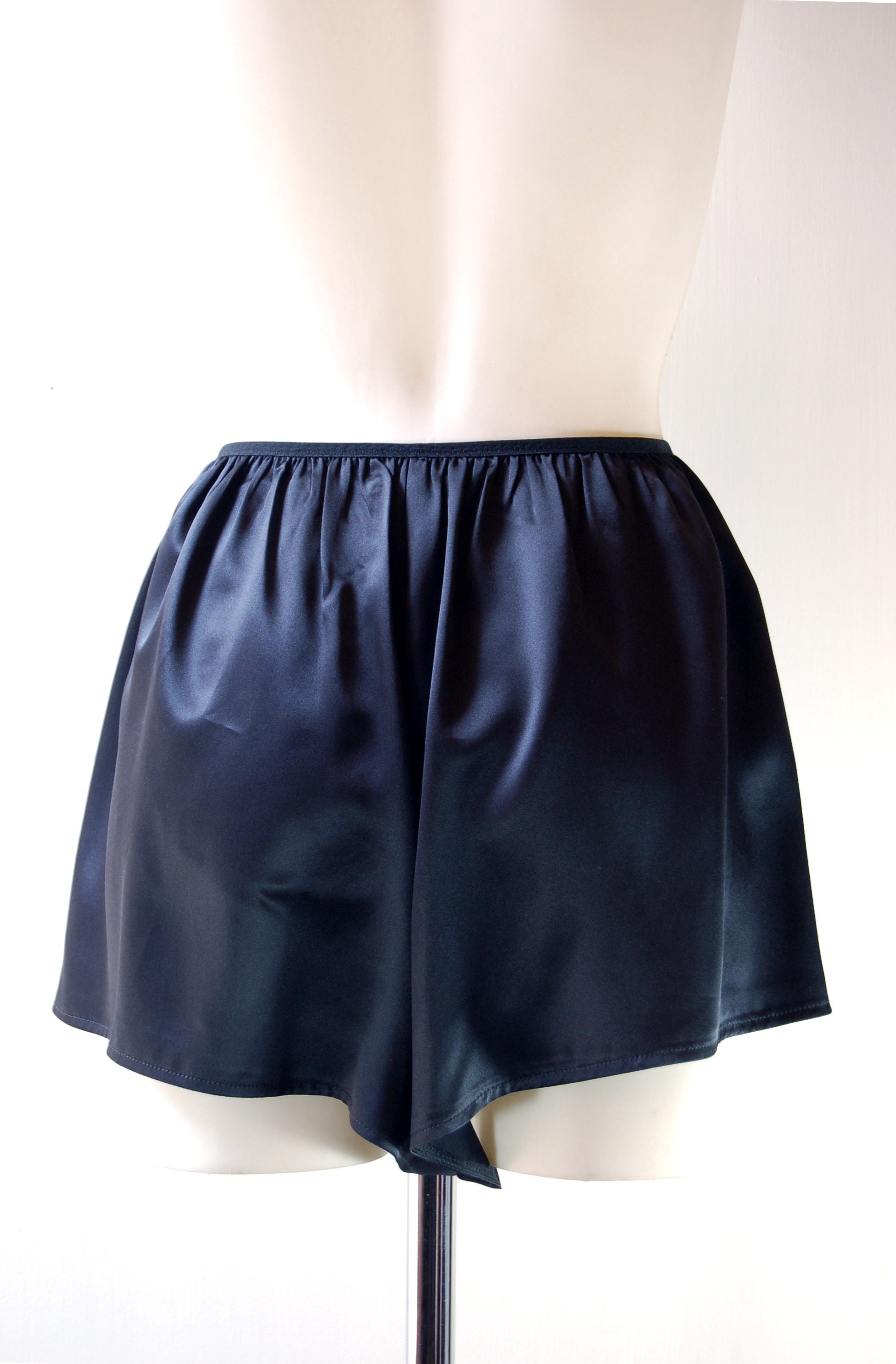 SALE Black Pure Silk French Knickers With Lace Detail - Etsy UK