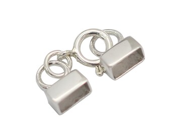 Multi Strand Clasp 925 Sterling Silver Fold Over Clasp | Etsy