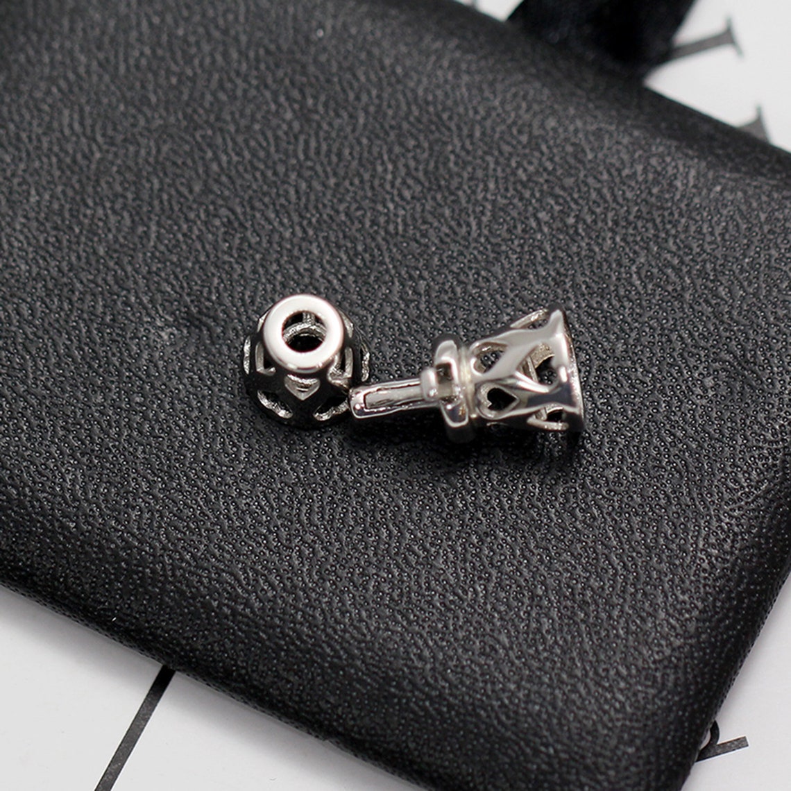 925 Silver Barrel Screw Clasp for Pearl Necklaces Making - Etsy