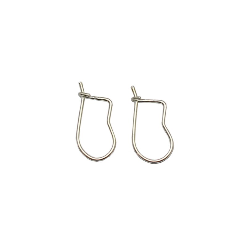 Earring Wires Ear Wires Sterling Silver Kidney Earring Wires | Etsy