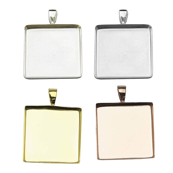 Square Pendant - Etsy