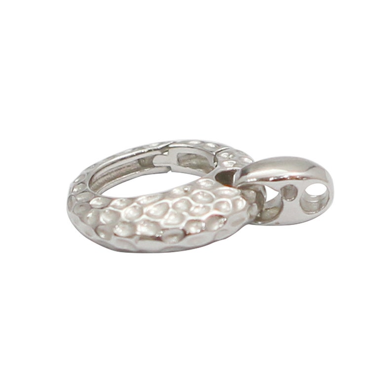 925 Sterling Silver Round Charm Pendant Trays Round Blank | Etsy