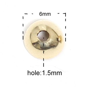 Gold Filled Bead End Caps for Jewelry Making Findings Needlework Diy ...