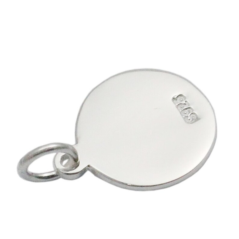 Stamping Blanks 925 Sterling Silver Round Disc Charms for - Etsy
