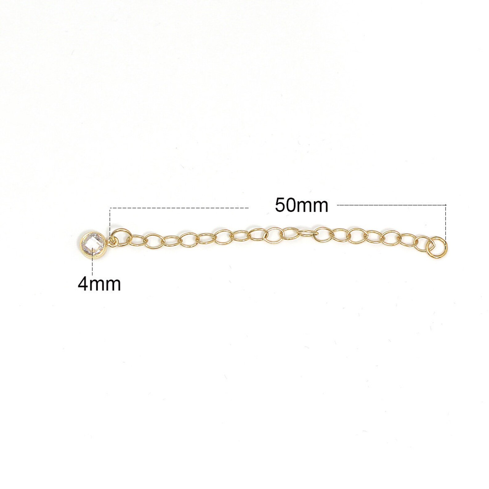 Gold Filled Extension Chain for Diy Jewelry Accessories - Etsy