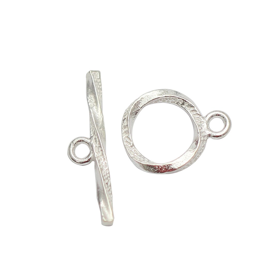 Toggle Clasps for Necklace Bracelet Connectors Sterling Silver Jewelry ...