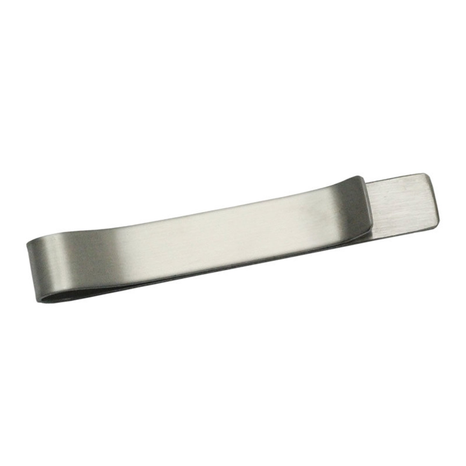 Skinny Tie Bar Stainless Steel Personalized Tie Clip Wedding - Etsy