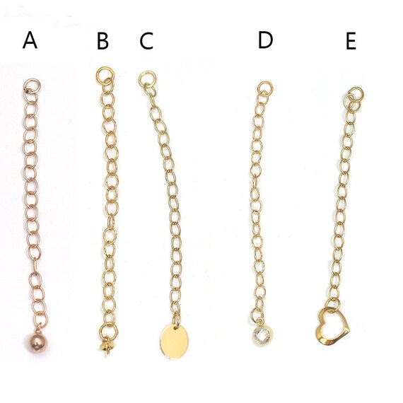 Gold Filled Extension Chain for Diy Jewelry Accessories | Etsy