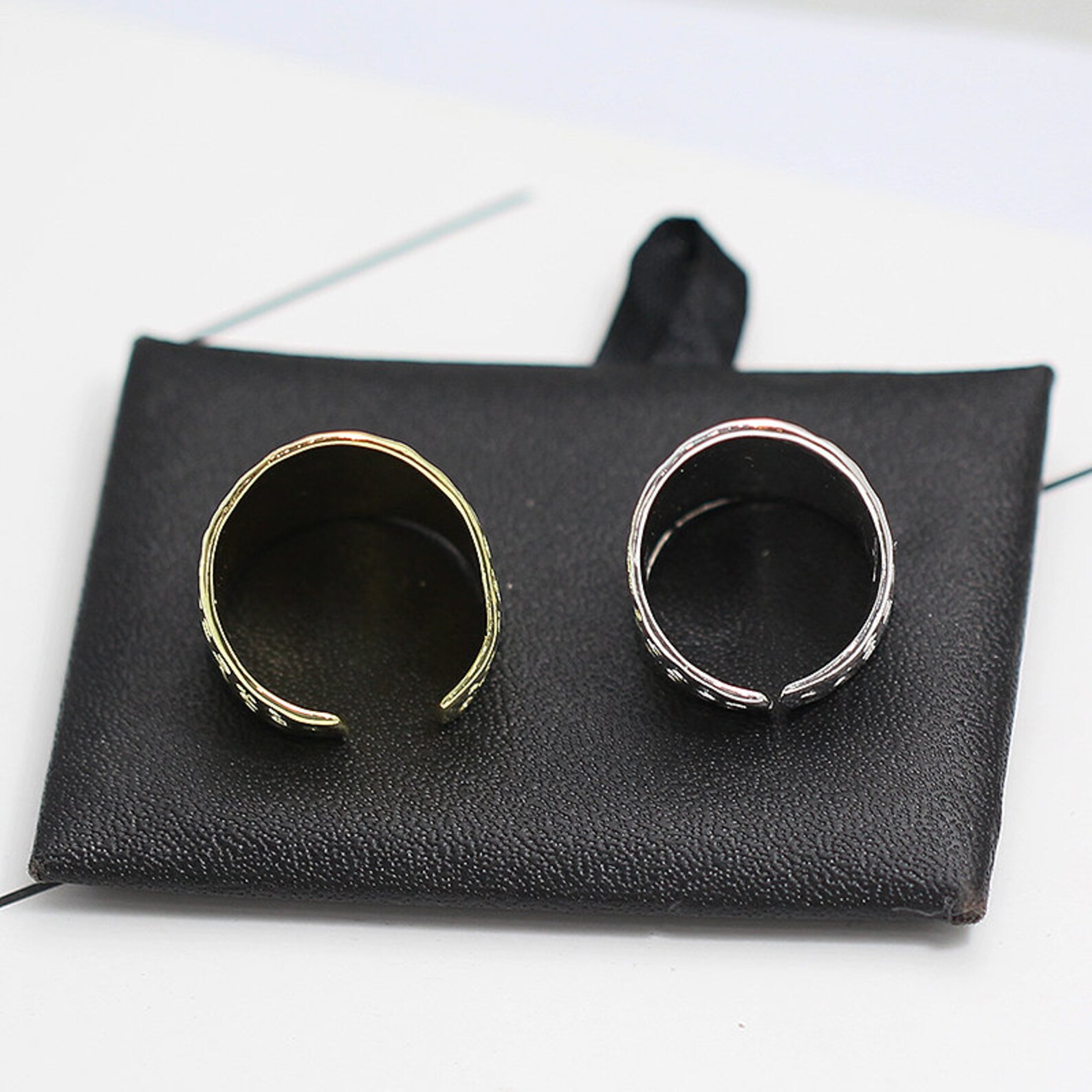 Blank Ring Pads Jewelry Supplies Adjustable Shield Ring Ring - Etsy