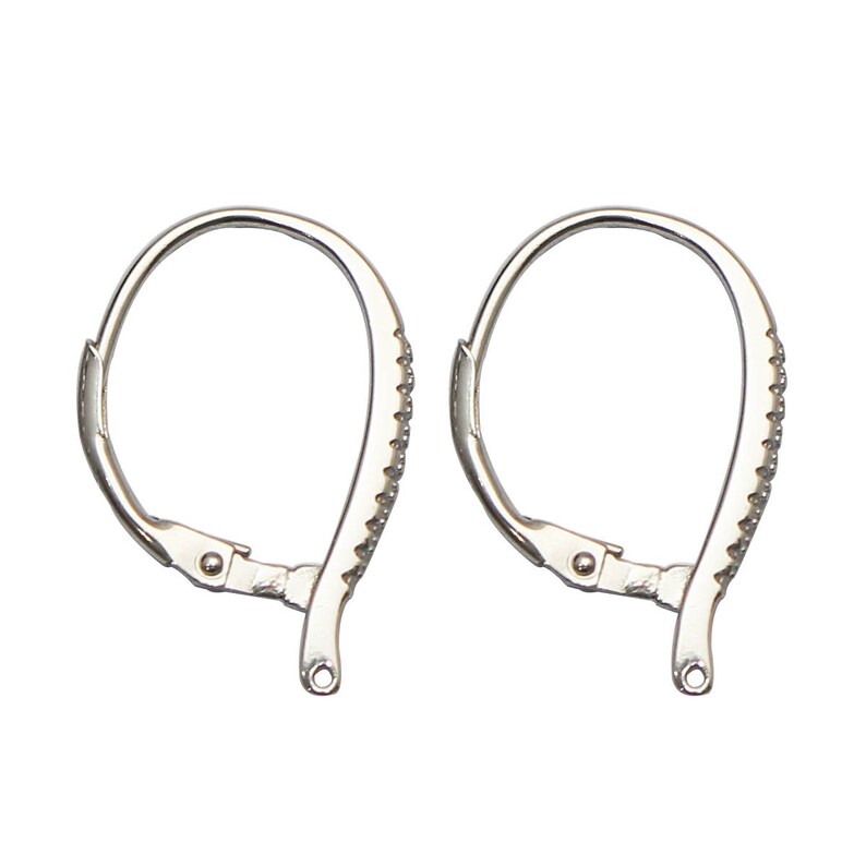 Genuine 925 Sterling Silver Lever Back Ear Drop Earring Silver - Etsy