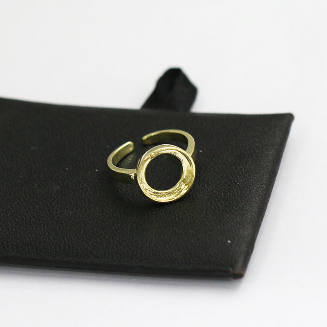 Round Bezel Ring Blanks 12 Mm Ring Settings Brass Ring Base | Etsy