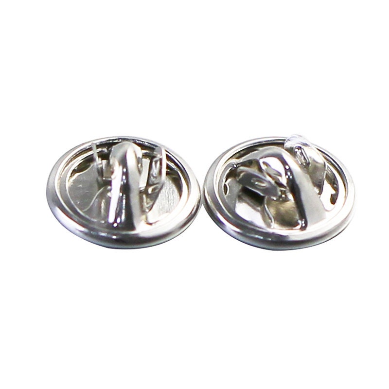 925 Sterling Silver Brooch Back Handmade Badge Pendants for - Etsy