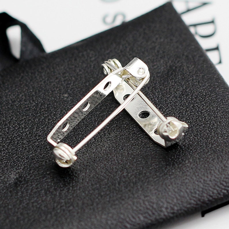 Brooch Pin New Design Jewelry 925 Sterling Silver Safety | Etsy