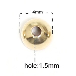 Gold Filled Bead End Caps for Jewelry Making Findings Needlework Diy ...