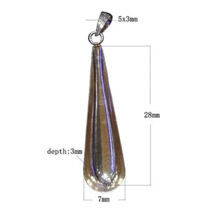 925 Sterling Silver Blank Bezels Bezel Tray Base Setting Trays Cabochon ...