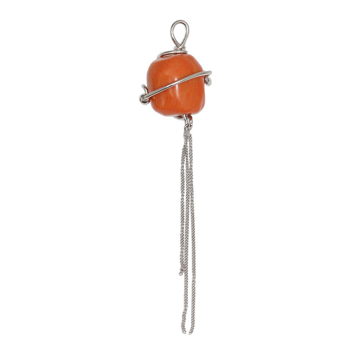 Handmade Natural Red Coral Charms Pendants Sterling Silver - Etsy