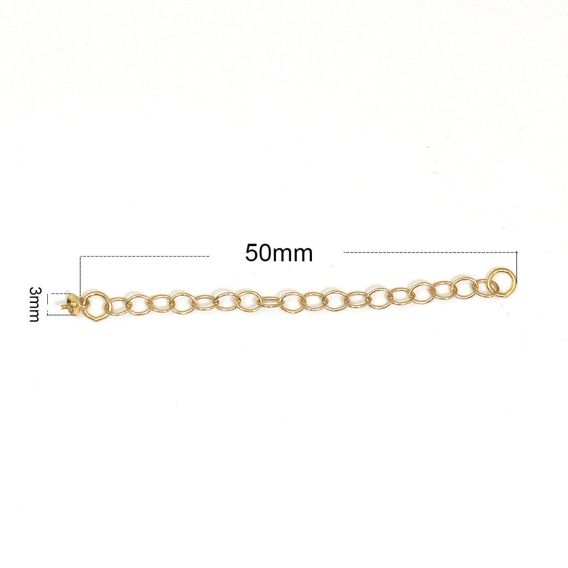 Gold Filled Extension Chain for Diy Jewelry Accessories - Etsy