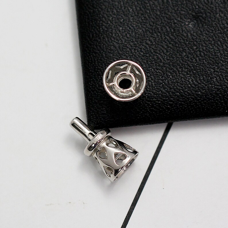 925 Silver Barrel Screw Clasp for Pearl Necklaces Making | Etsy