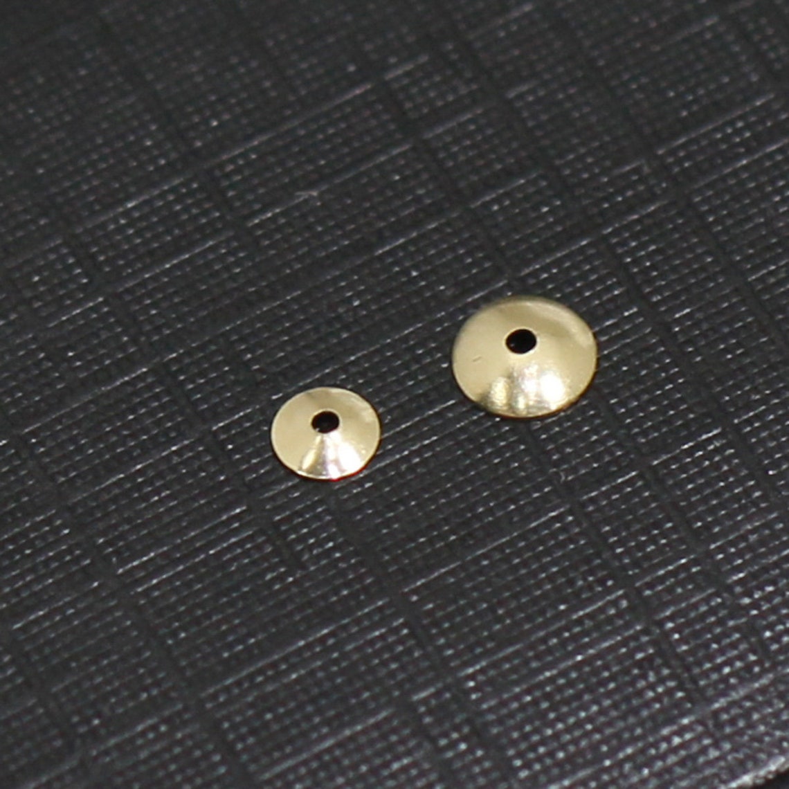 Gold Filled 14k Round Bead Caps Tiny Jewelry Caps Jewellery - Etsy