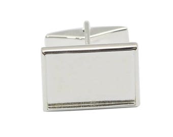 Stainless Steel Cuff Link Blanks French Cufflink Findings - Etsy