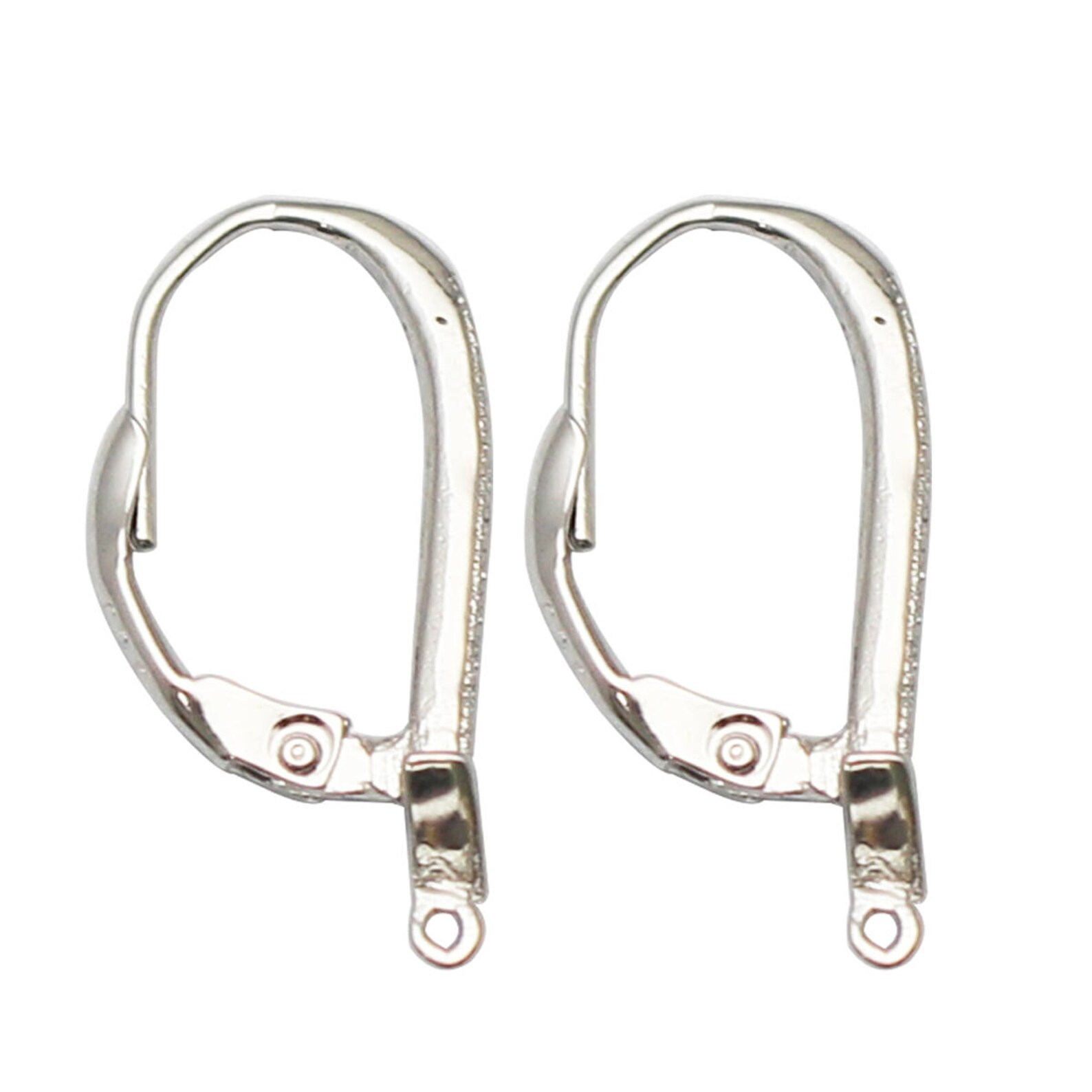 925 Sterling Silver Earring Leverbacks Component Handmade | Etsy