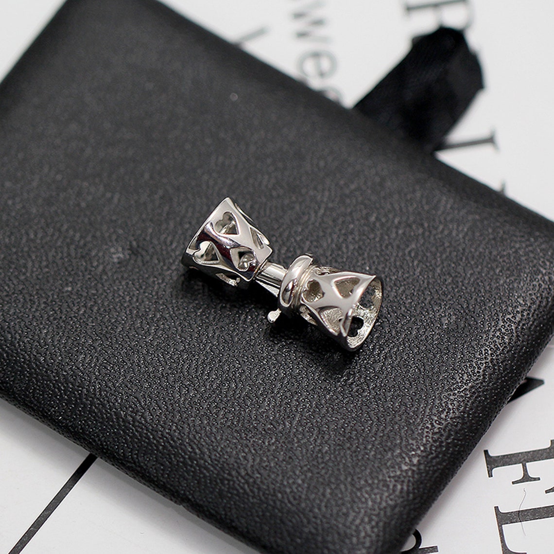 925 Silver Barrel Screw Clasp for Pearl Necklaces Making | Etsy