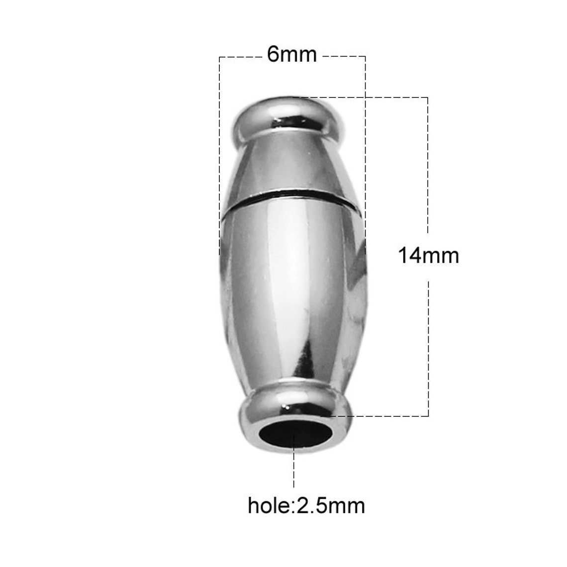 Sterling Silver Magnetic Clasp Jewelry Findings Magnet Clasps | Etsy