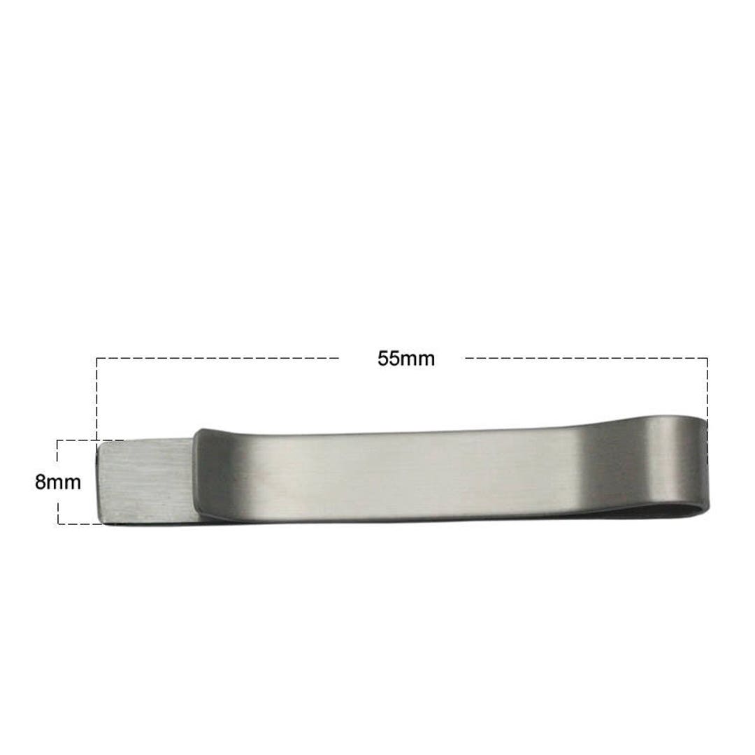 15pcs Steel Finish Tie Bar Stainless Steel Personalized Tie Clip for ...