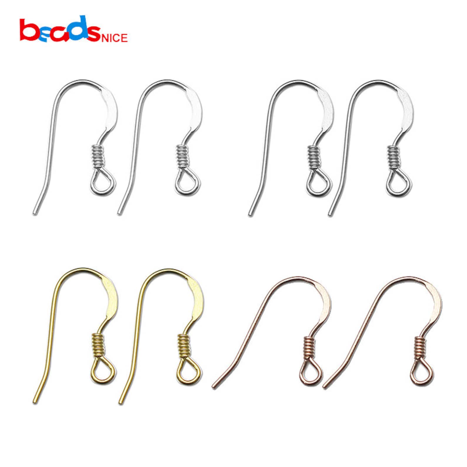 Silver Earring Hooks 925 Sterling Silver Earring Hook Ear | Etsy