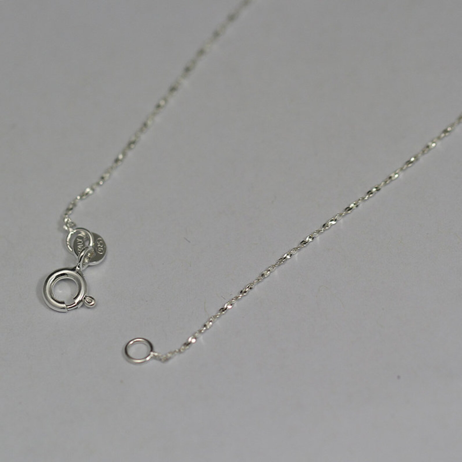 925 Sterling Silver Spring Ring Clasp Spring Connector Clasps | Etsy