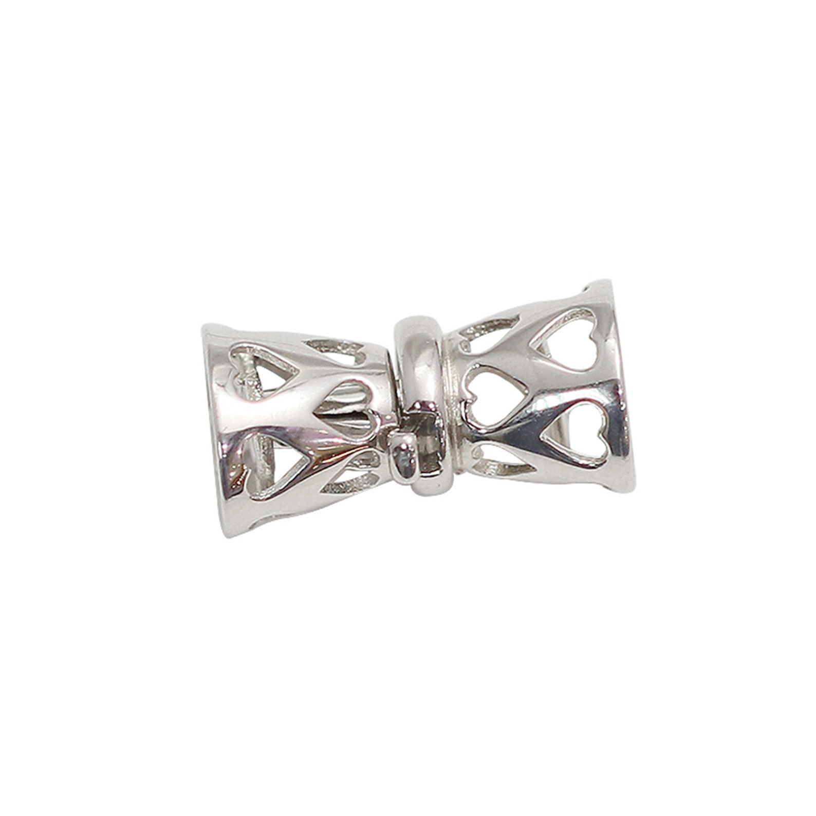 925 Silver Barrel Screw Clasp for Pearl Necklaces Making | Etsy