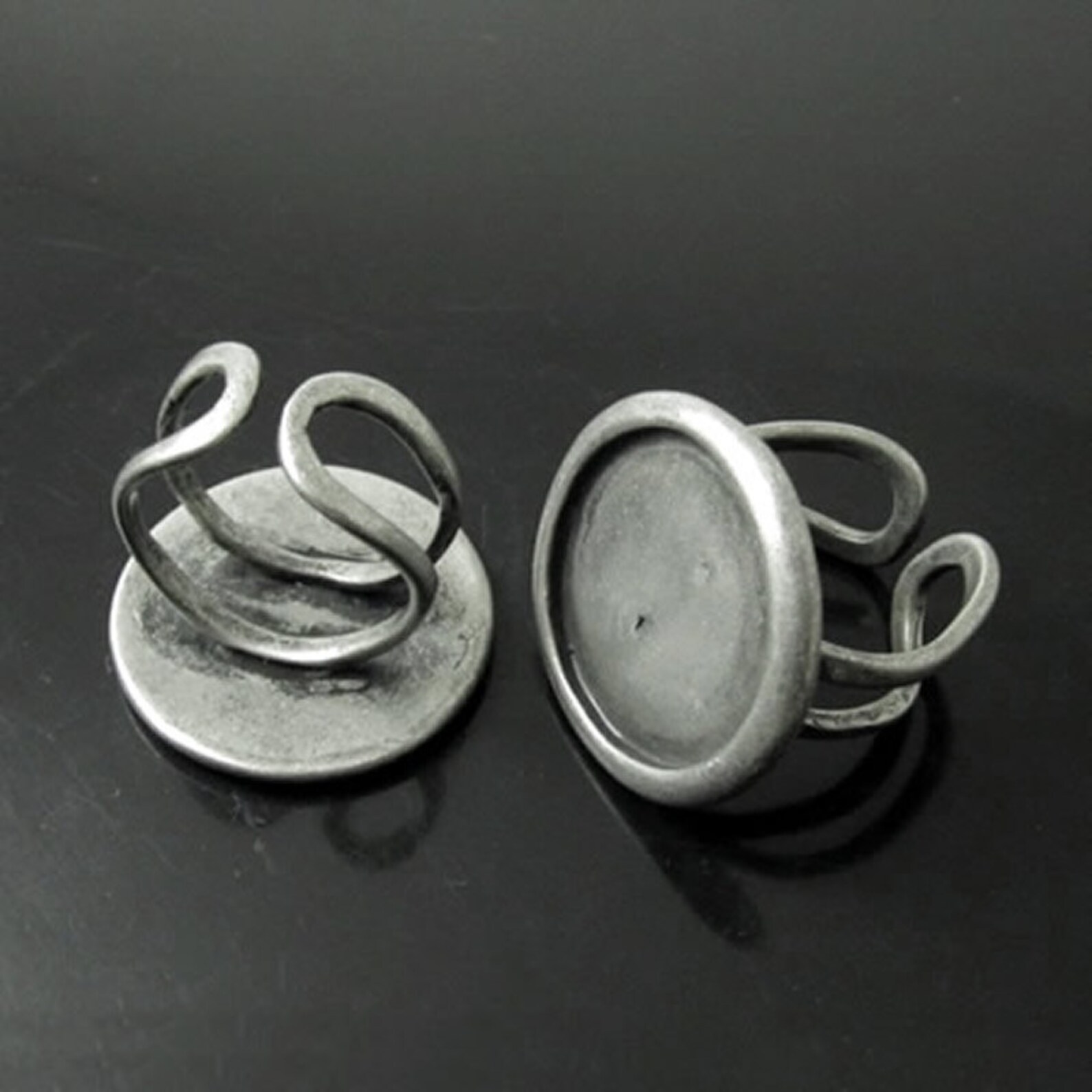 Brass Bezel Ring Base Cabochon Setting With 20mm Round Tray - Etsy