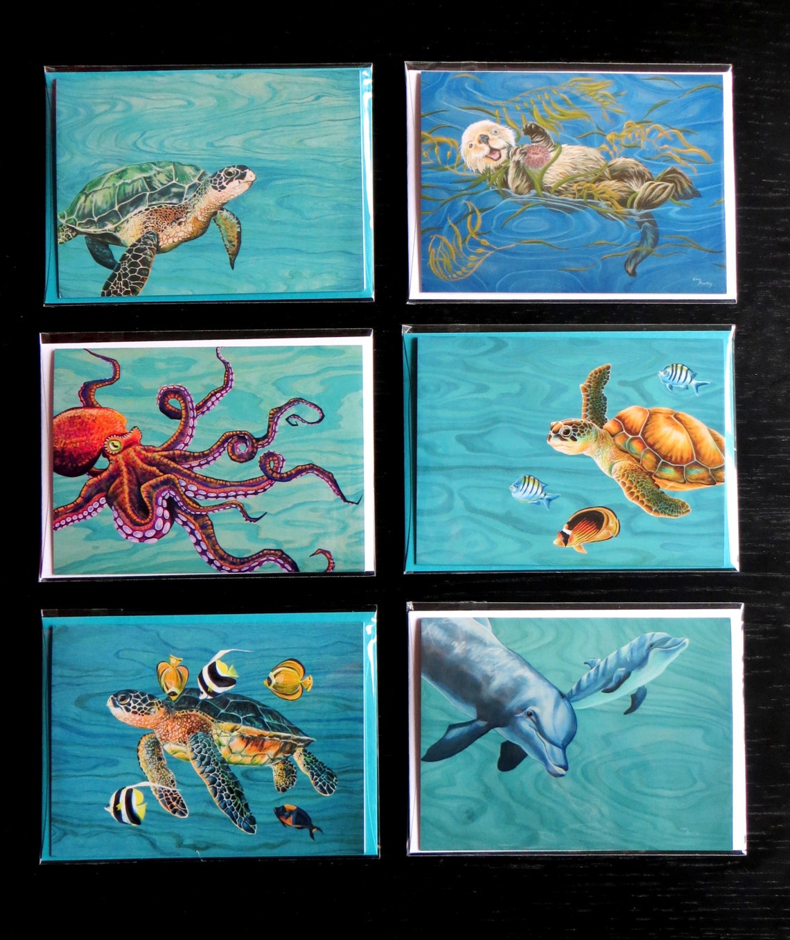 Dolphin Greeting Card - Etsy