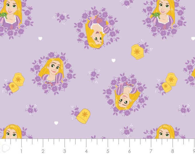 Rapunzel in Wreaths Disney's Tangled Movie 100% Cotton - Etsy