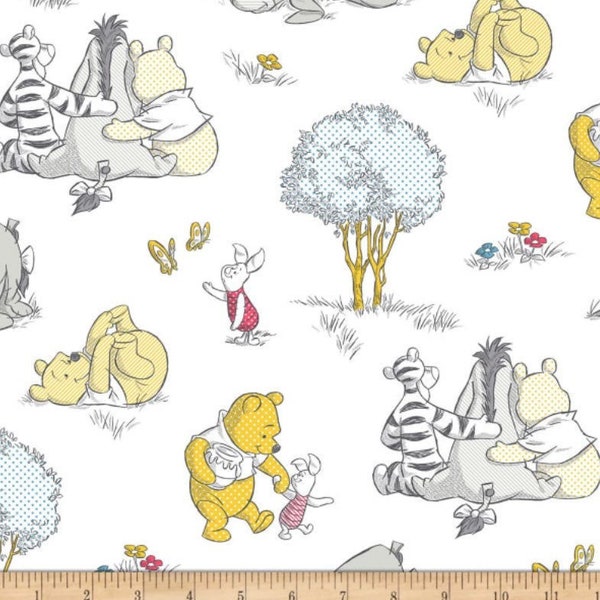 Winnie the Pooh Flannel - Etsy