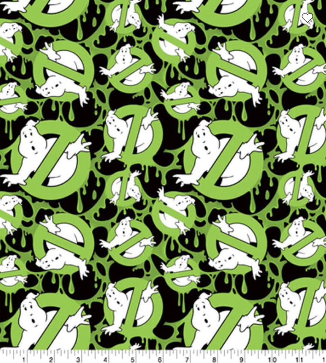 Ghostbusters Slime Logo Pack 100% Cotton Fabric by the Yard Ghost ...