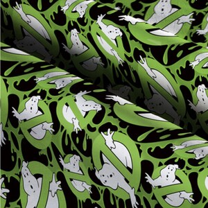 Ghostbusters Slime Logo Pack 100% Cotton Fabric by the Yard Ghost ...