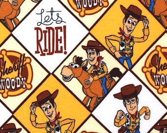Toy Story Woody Fabric - Etsy