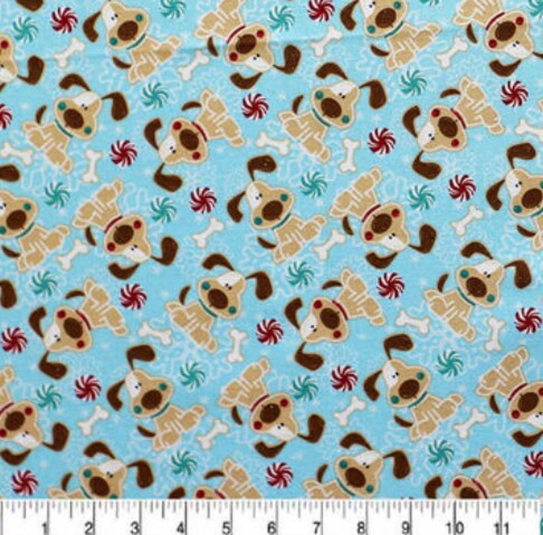 I Woof You Gingerbread Puppies 100% Cotton Fabric by the Yard - Etsy