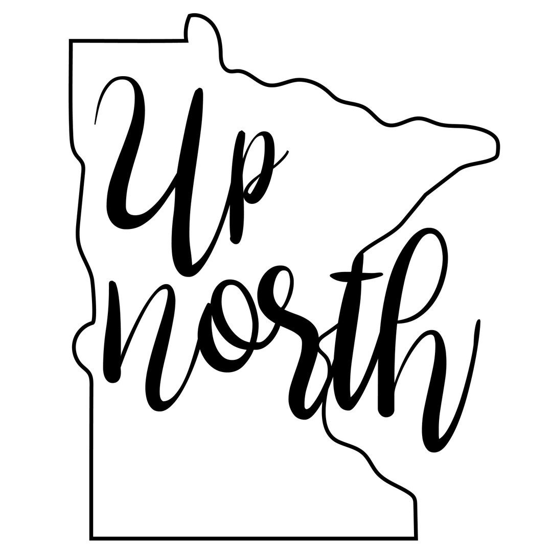 Up North MN SVG, Minnesota JPG, North Clipart, Mncut Files for ...