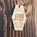 Keys to the Ice Fish House, Wood Key Chain, Key Chain Accessories, Ice ...