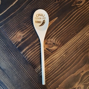 Wood Spoon, Chili Cook-off Winner, Wood Spoon, Gift, Wood Design - Etsy