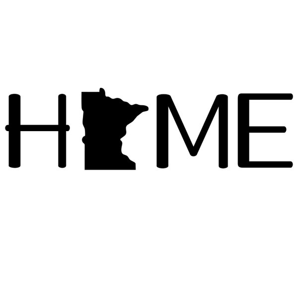 Mn State Silhouette - Etsy